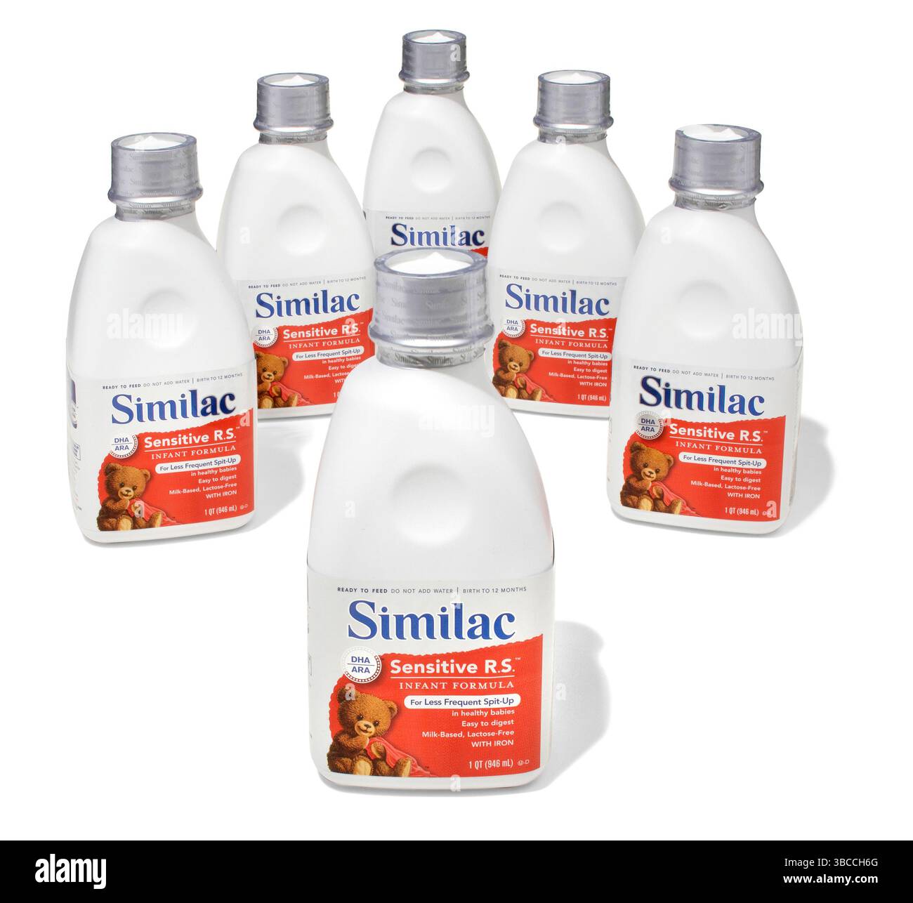 similac rs formula photographed on a white background Stock Photo - Alamy