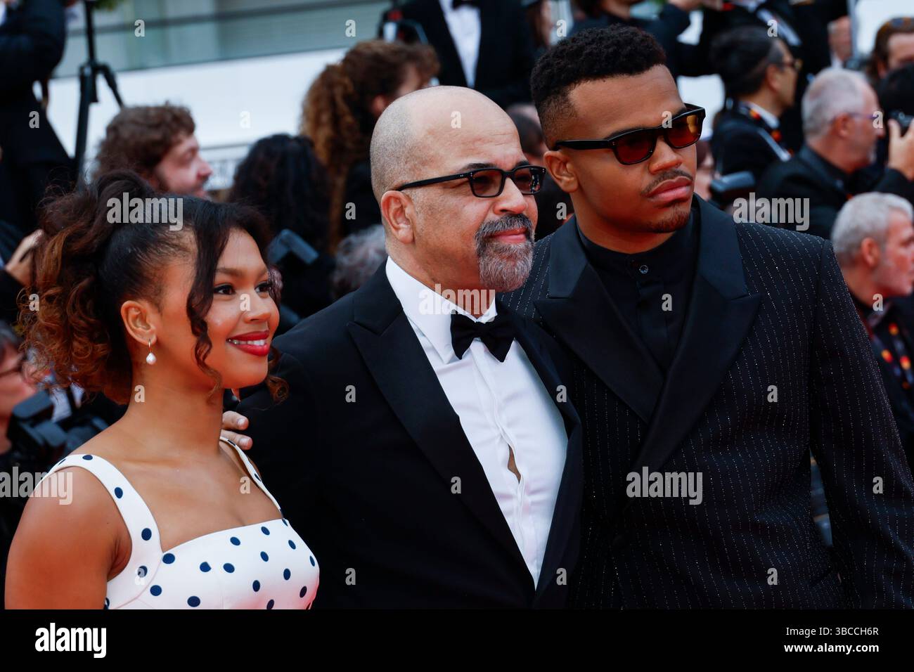 Juno Wright, from left, Jeffrey Wright, and Elijah Wright pose for ...