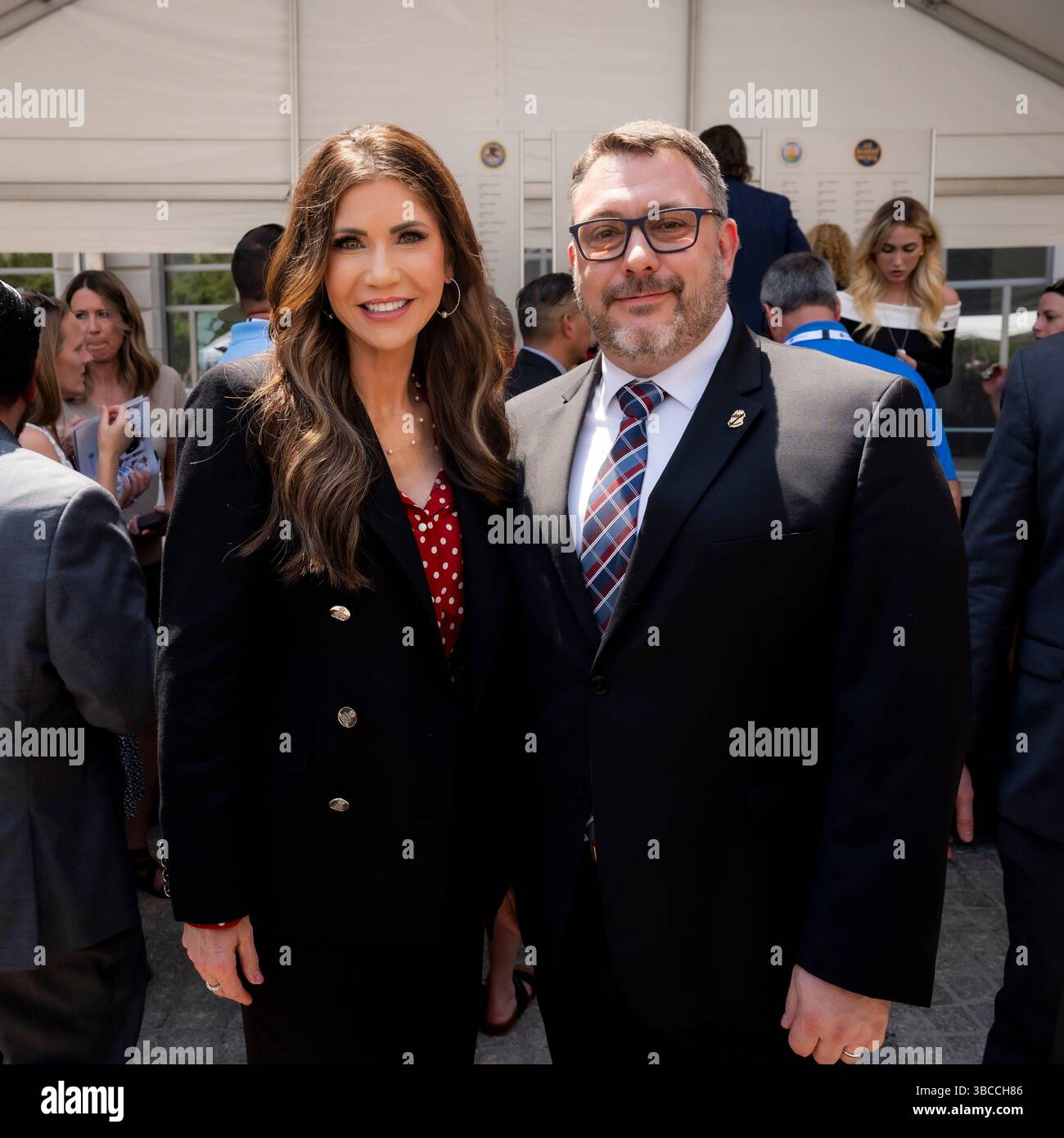 Department of Homeland Security (DHS) Secretary Kristi Noem attends the ...