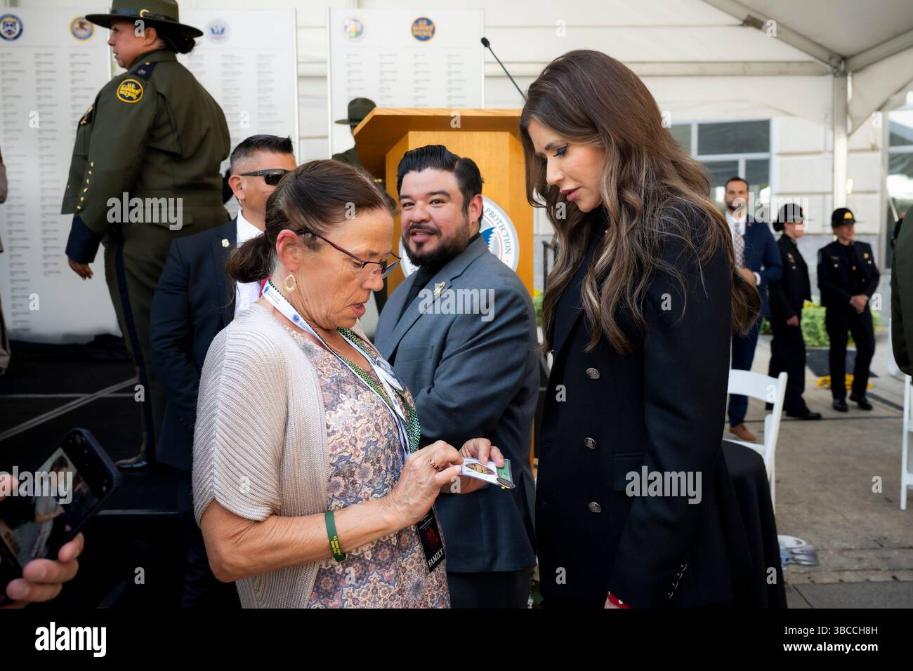 Department of Homeland Security (DHS) Secretary Kristi Noem attends the ...