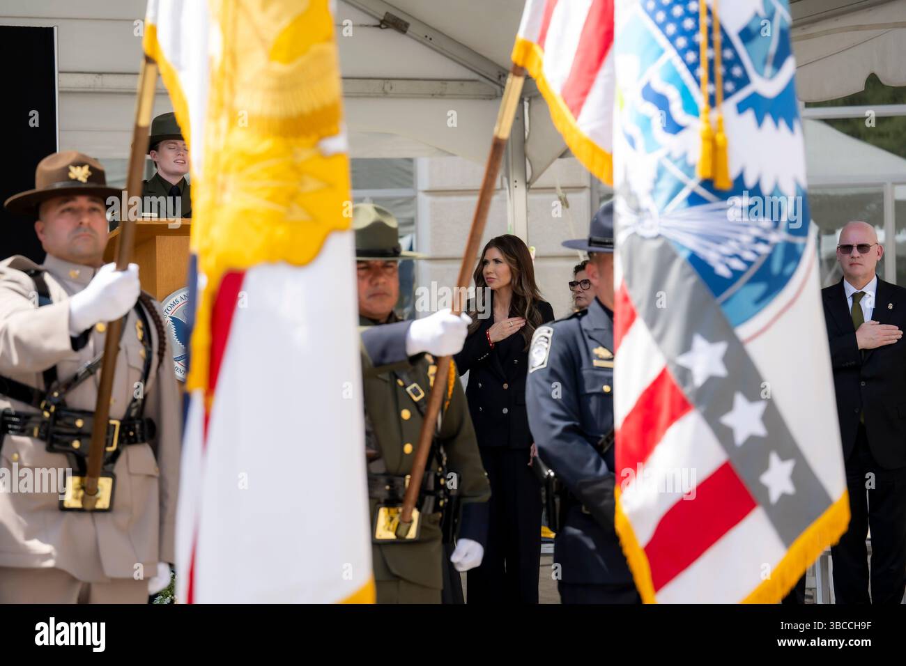 Department of Homeland Security (DHS) Secretary Kristi Noem attends the ...
