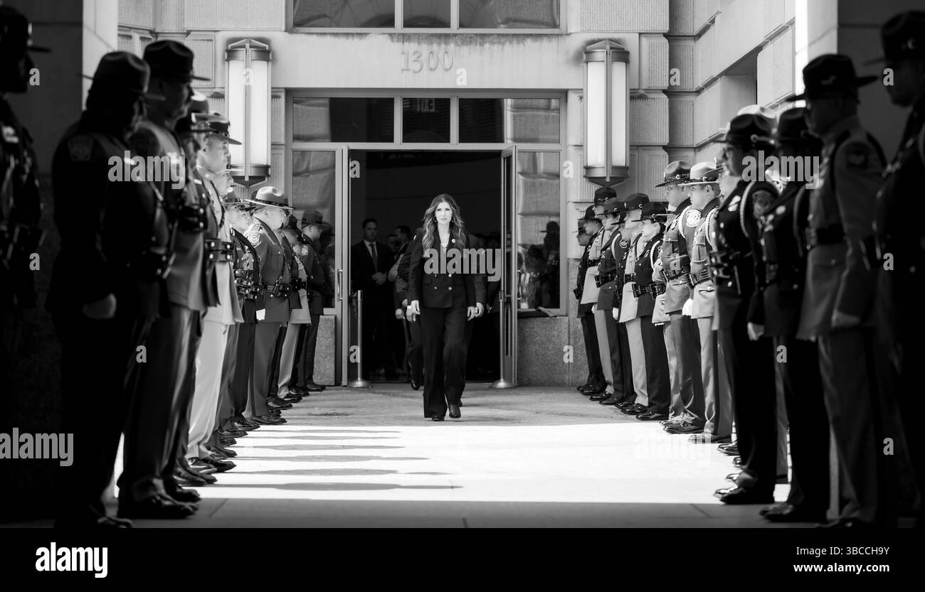 Department of Homeland Security (DHS) Secretary Kristi Noem attends the ...