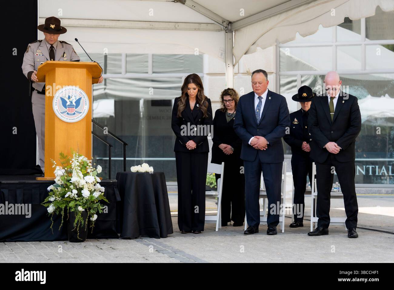 Department of Homeland Security (DHS) Secretary Kristi Noem attends the ...
