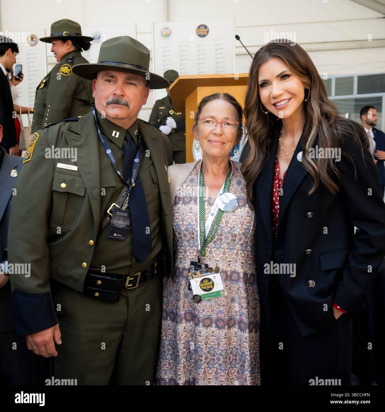 Department of Homeland Security (DHS) Secretary Kristi Noem attends the ...