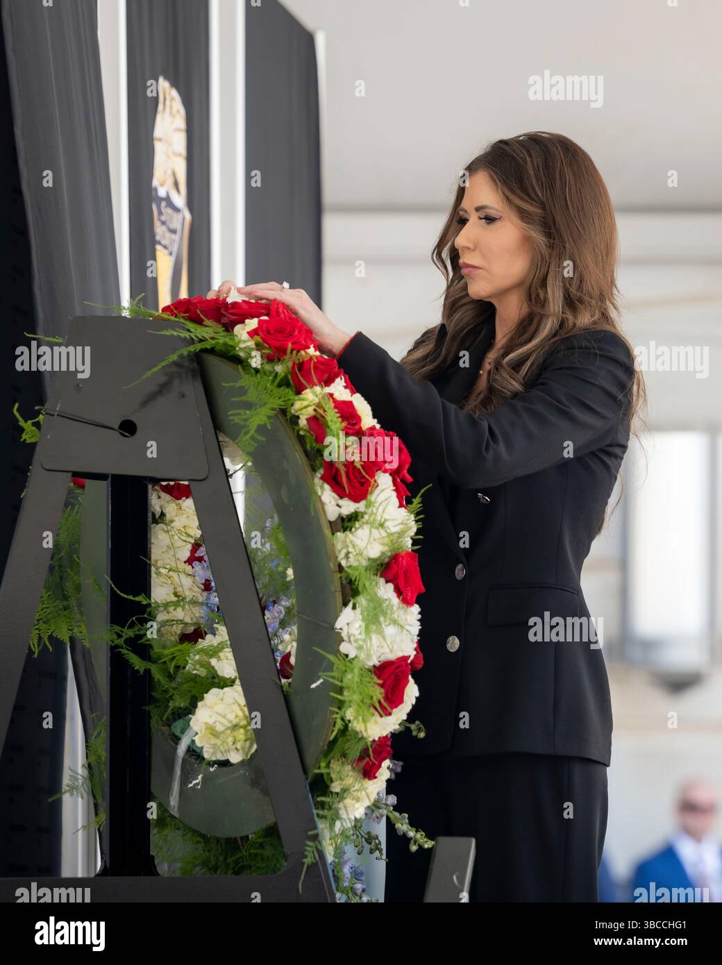 Department of Homeland Security (DHS) Secretary Kristi Noem attends the ...