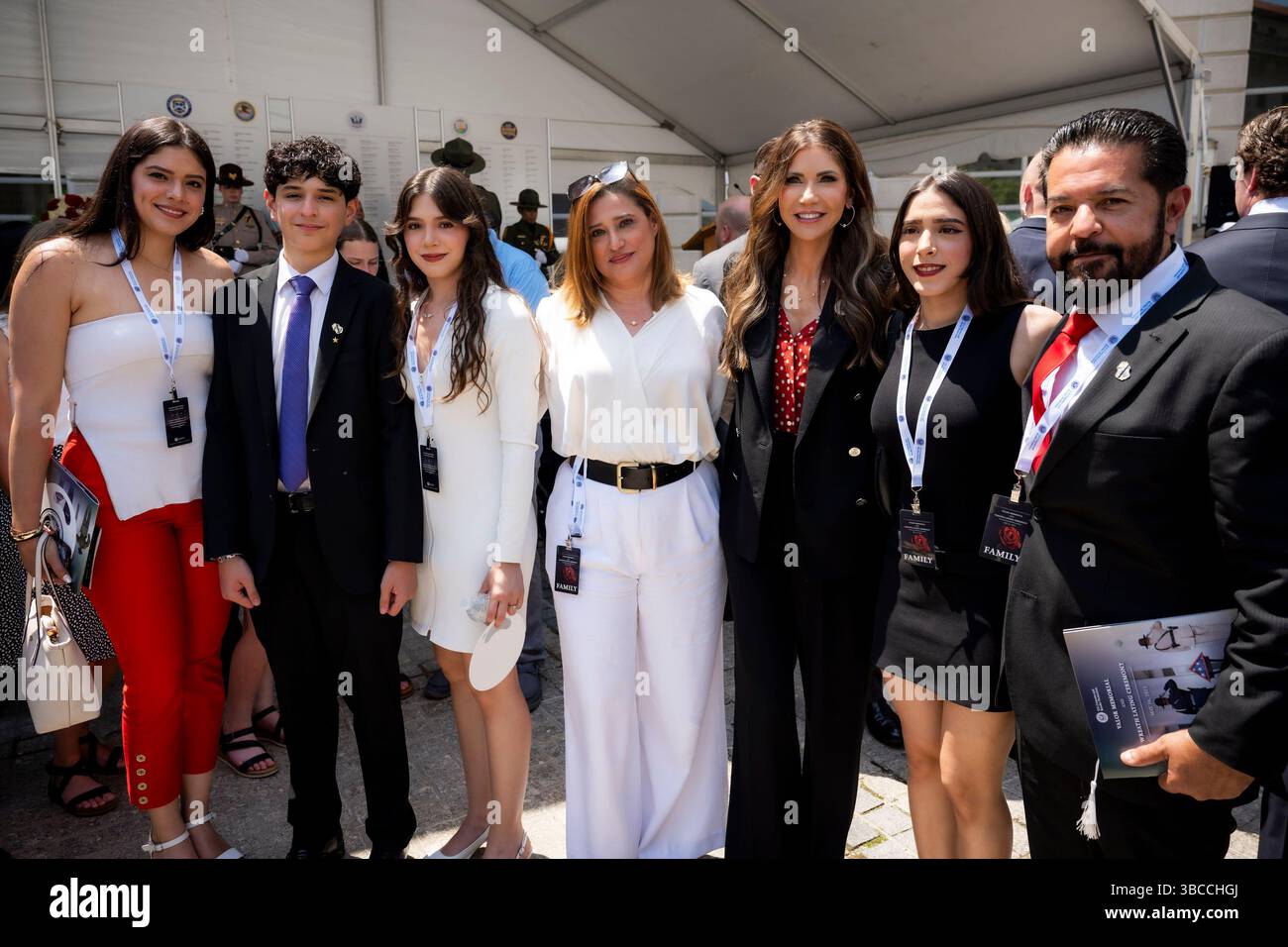 Department of Homeland Security (DHS) Secretary Kristi Noem attends the ...