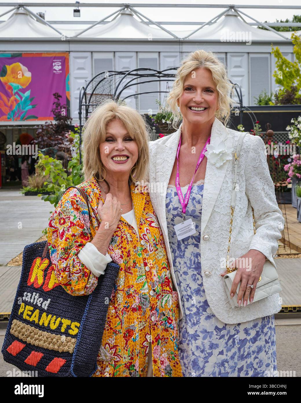 London, UK. 19th May, 2025. Joanna Lumley and Penny Lancaster. RHS ...