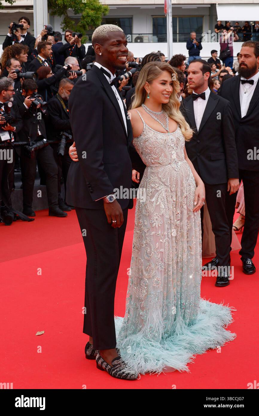 Zulay Pogba, from left, and Paul Pogba pose for photographers upon ...
