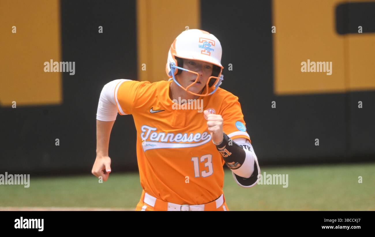 Tennessee's Emma Clarke plays Ohio State in an NCAA regional softball ...
