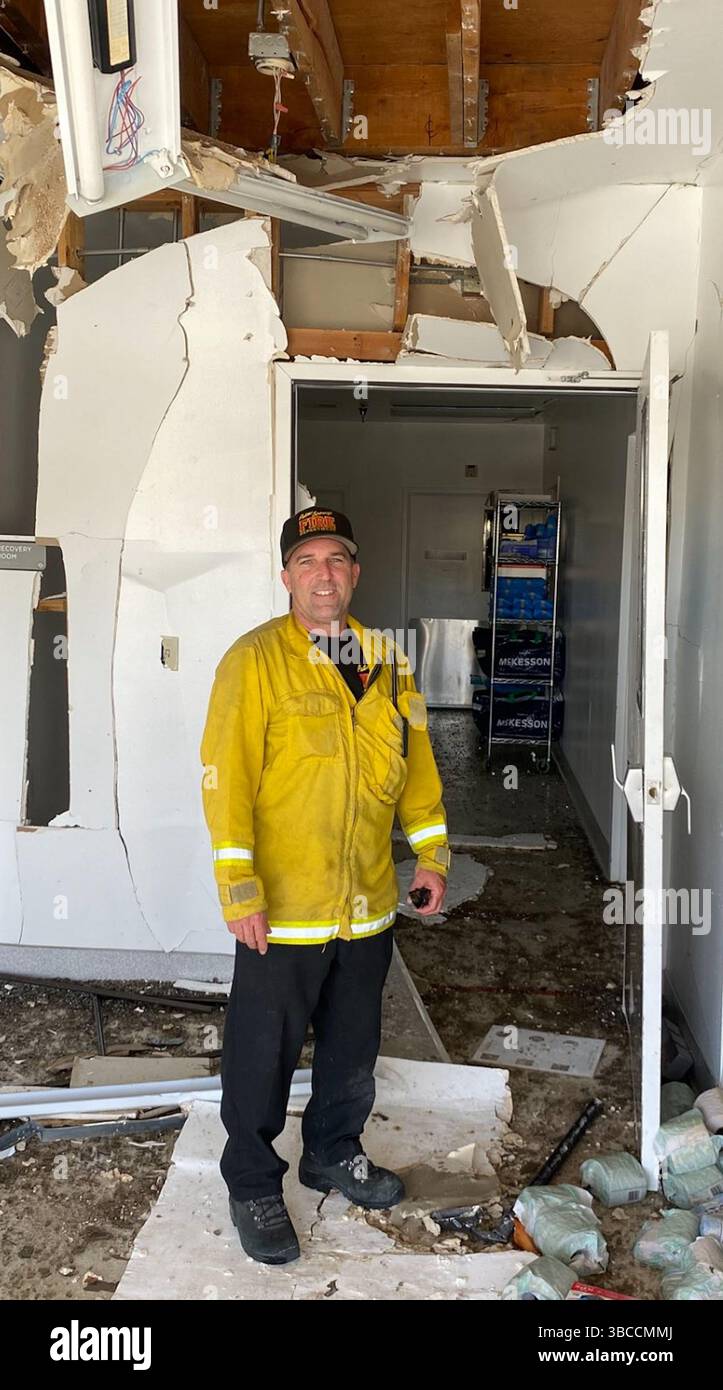 Palm Springs, California, USA. 19th May, 2025. Assistant Fire Chief ...