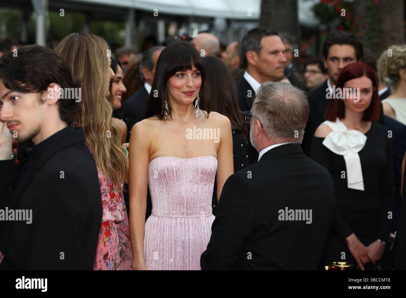 May 19, 2025, Cannes, Cote D'azur, France: DAKOTA JOHNSON on the red ...
