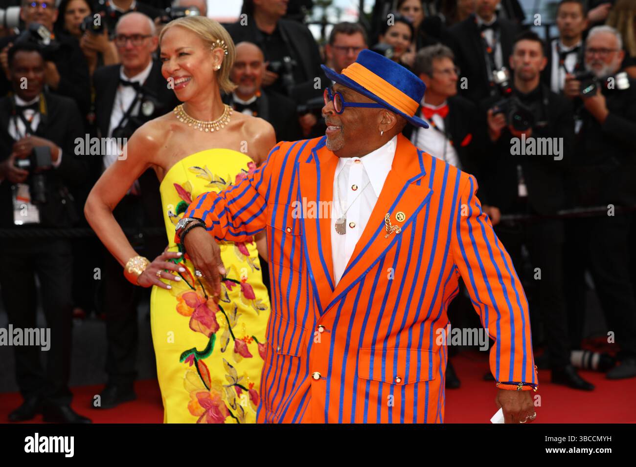 May 19, 2025, Cannes, Cote D'azur, France: SPIKE LEE and his wife TONYA ...