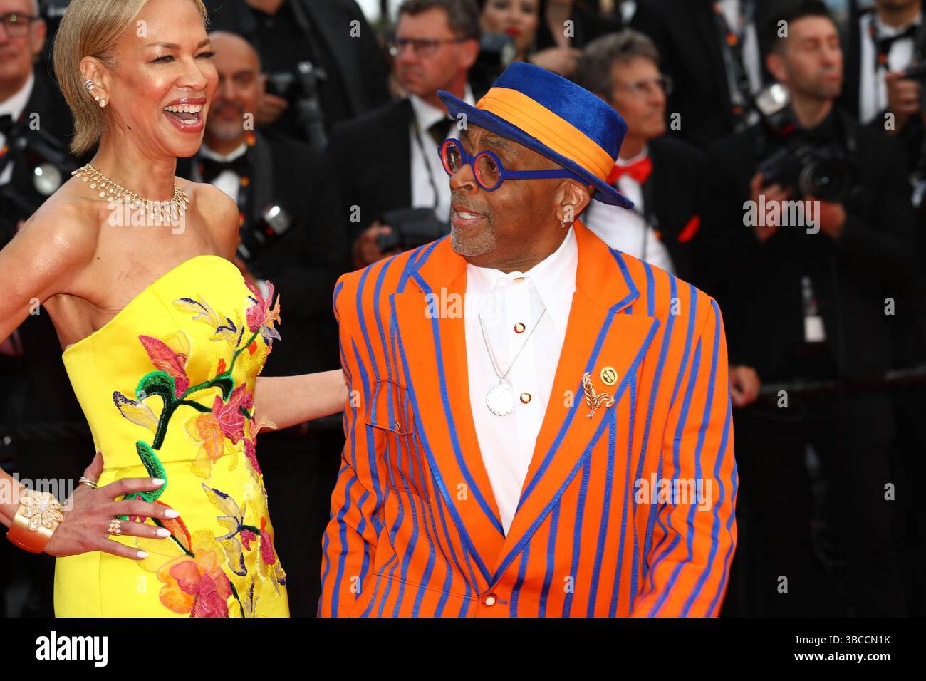May 19, 2025, Cannes, Cote D'azur, France: SPIKE LEE and his wife TONYA ...