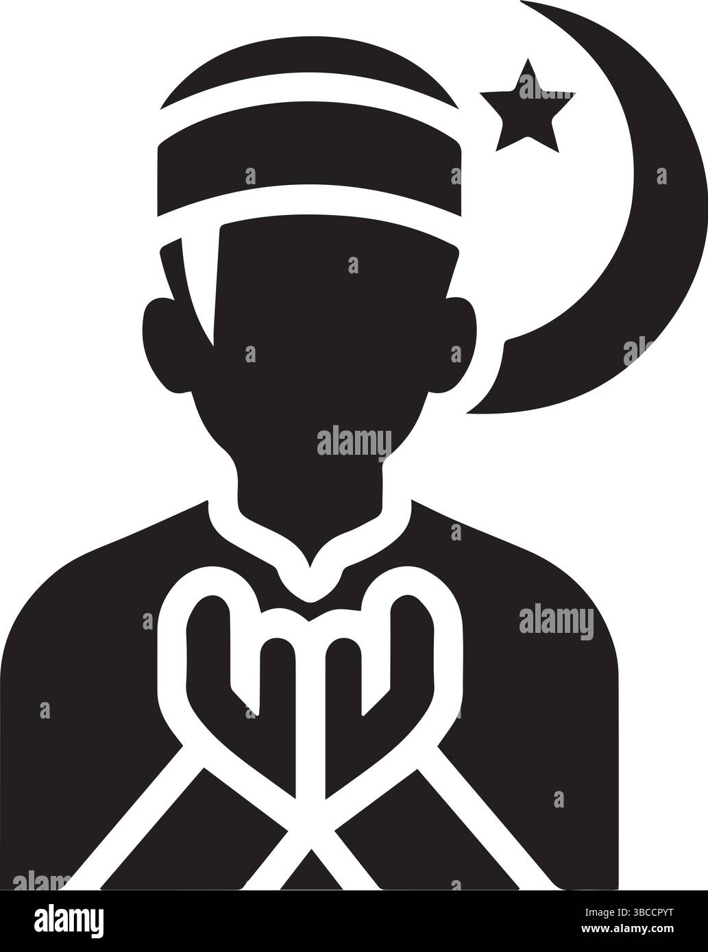 Muslim believer graphic hi-res stock photography and images - Alamy