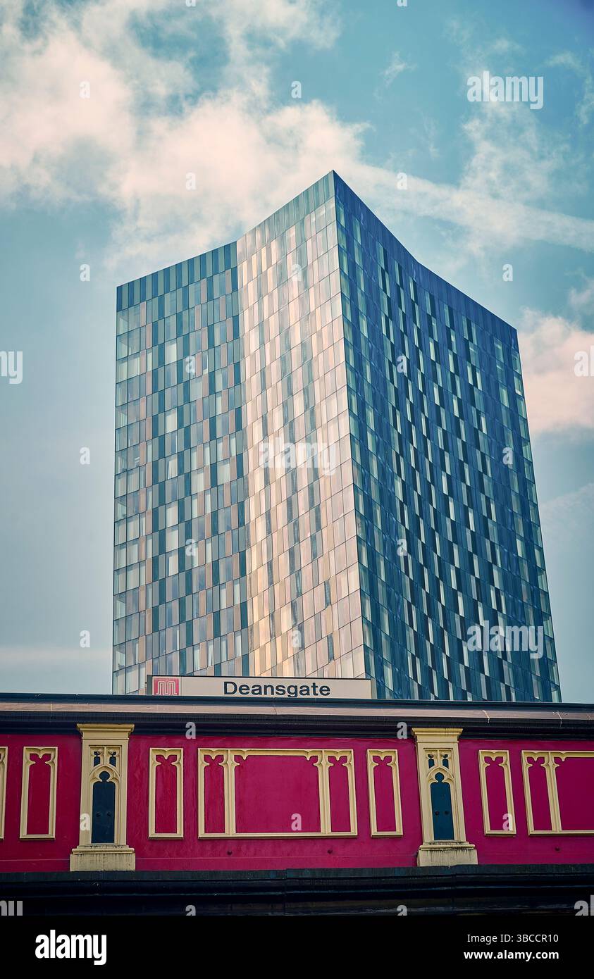 High rise building in Deansgate central Manchester,UK Stock Photo - Alamy