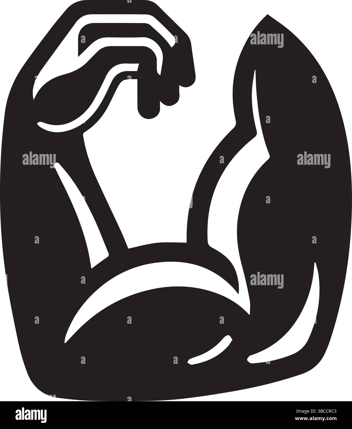 Flexed bicep graphic hi-res stock photography and images - Alamy