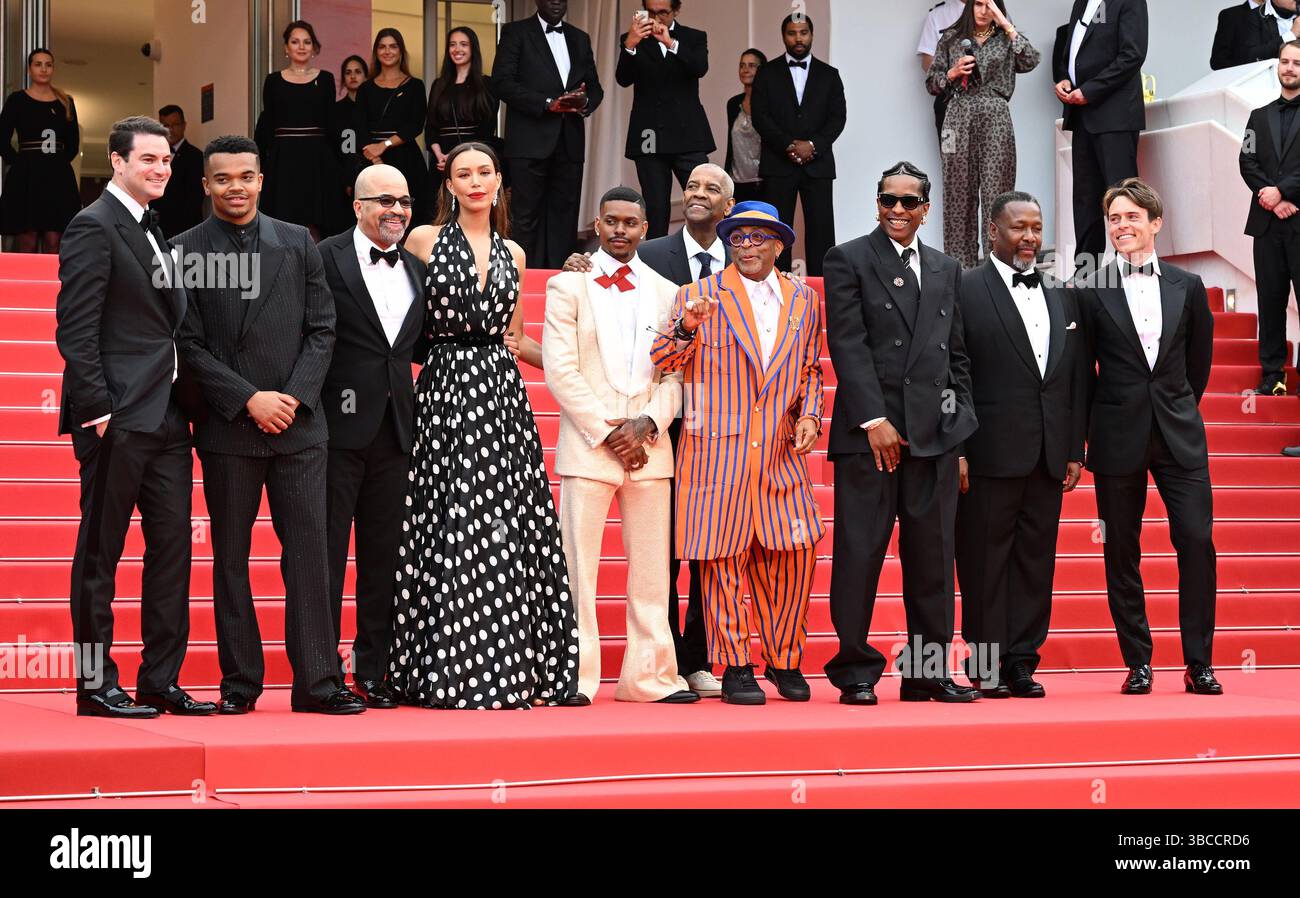 American actress Ilfenesh Hadera, director Spike Lee, actors Denzel ...