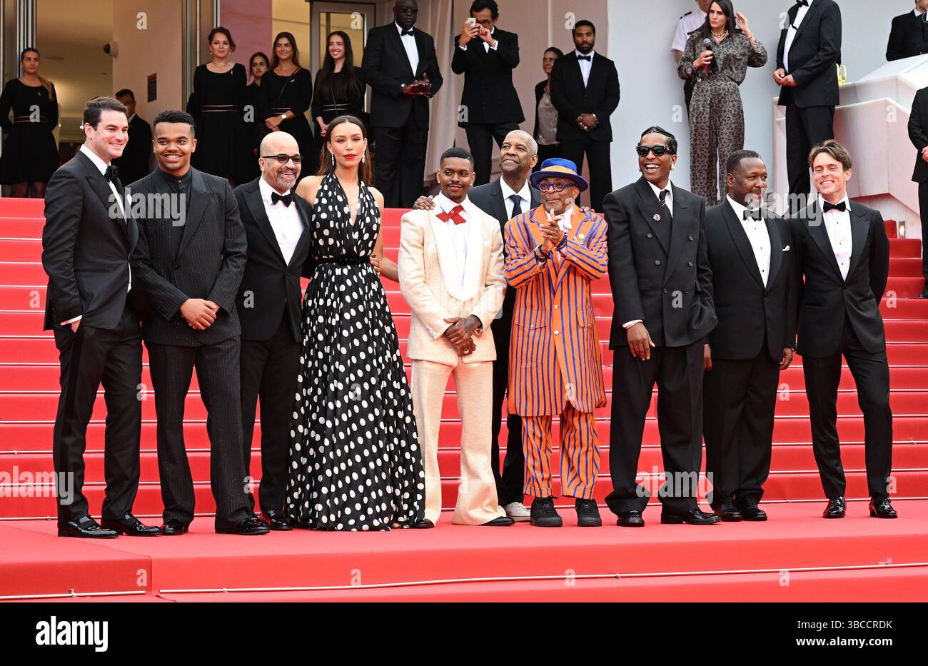 American actress Ilfenesh Hadera, director Spike Lee, actors Denzel ...