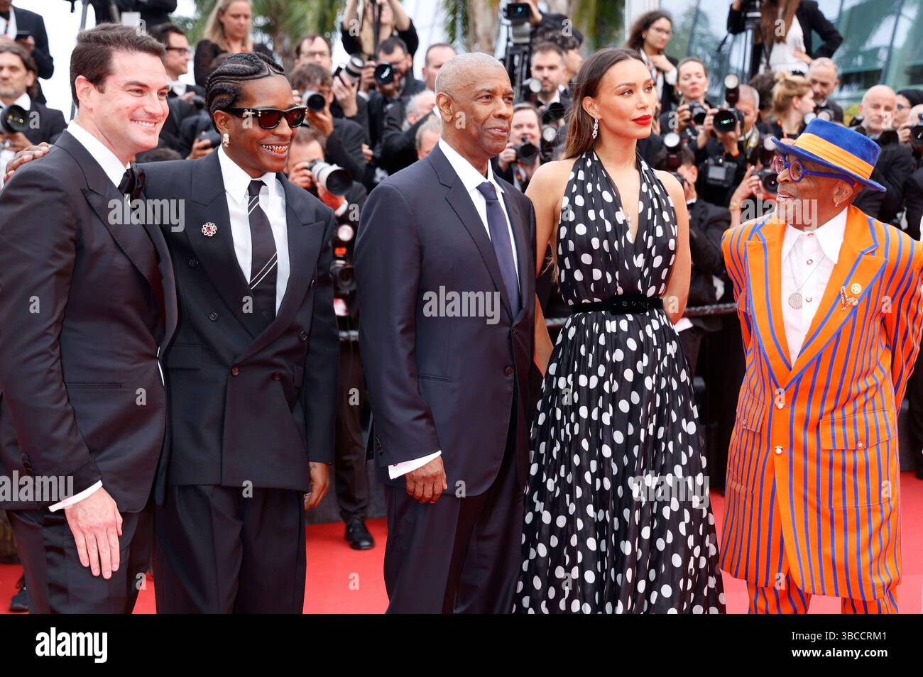 Jason Michael Berman, ASAP Rocky, Denzel Washington, Ilfenesh Hadera und Spike Lee bei der ...