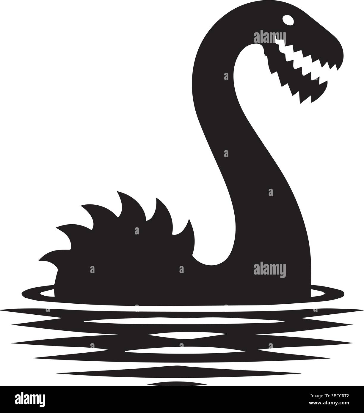 Mythical silhouette serpent hi-res stock photography and images - Alamy