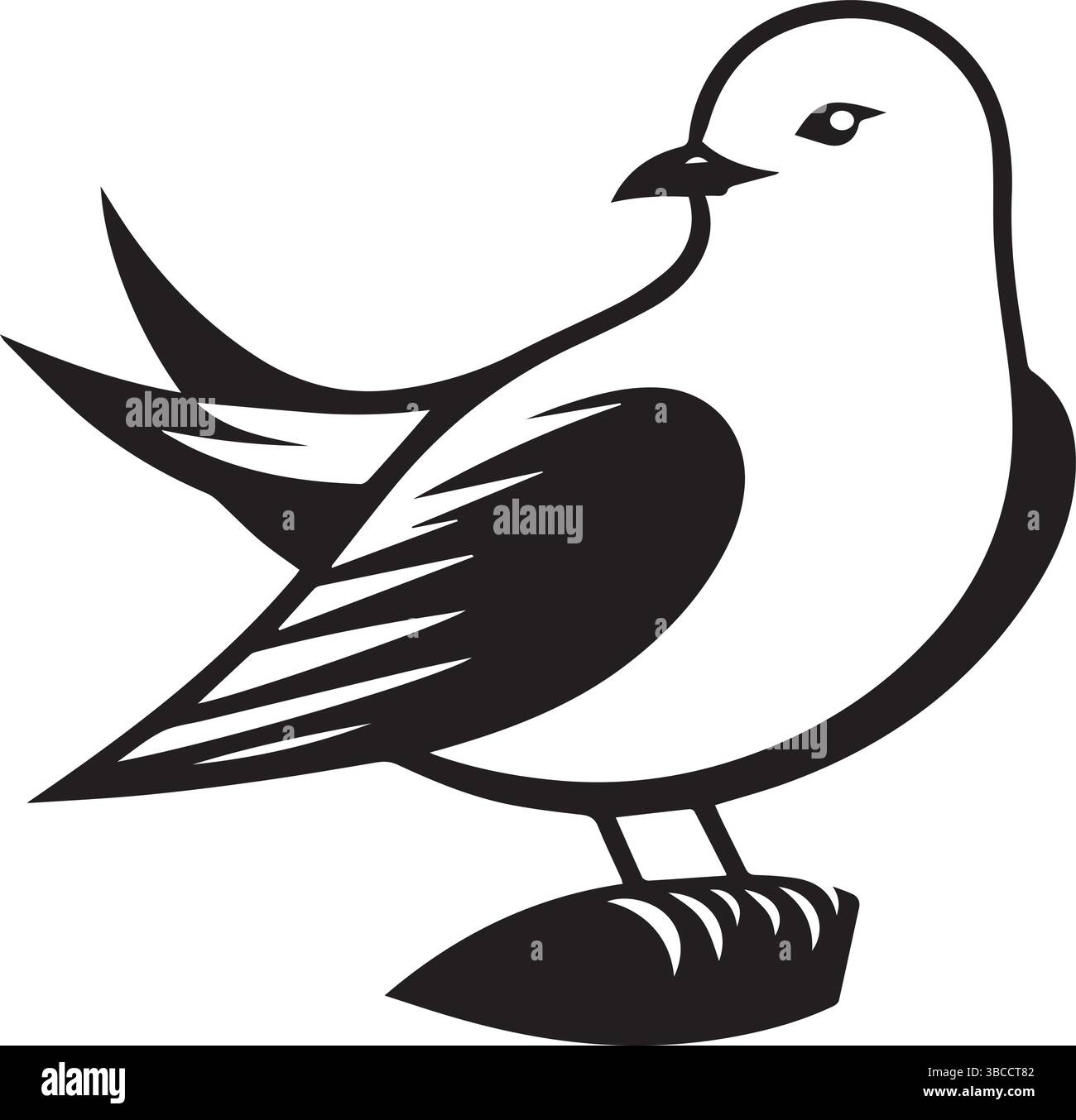 Oceanic bird vector hi-res stock photography and images - Alamy