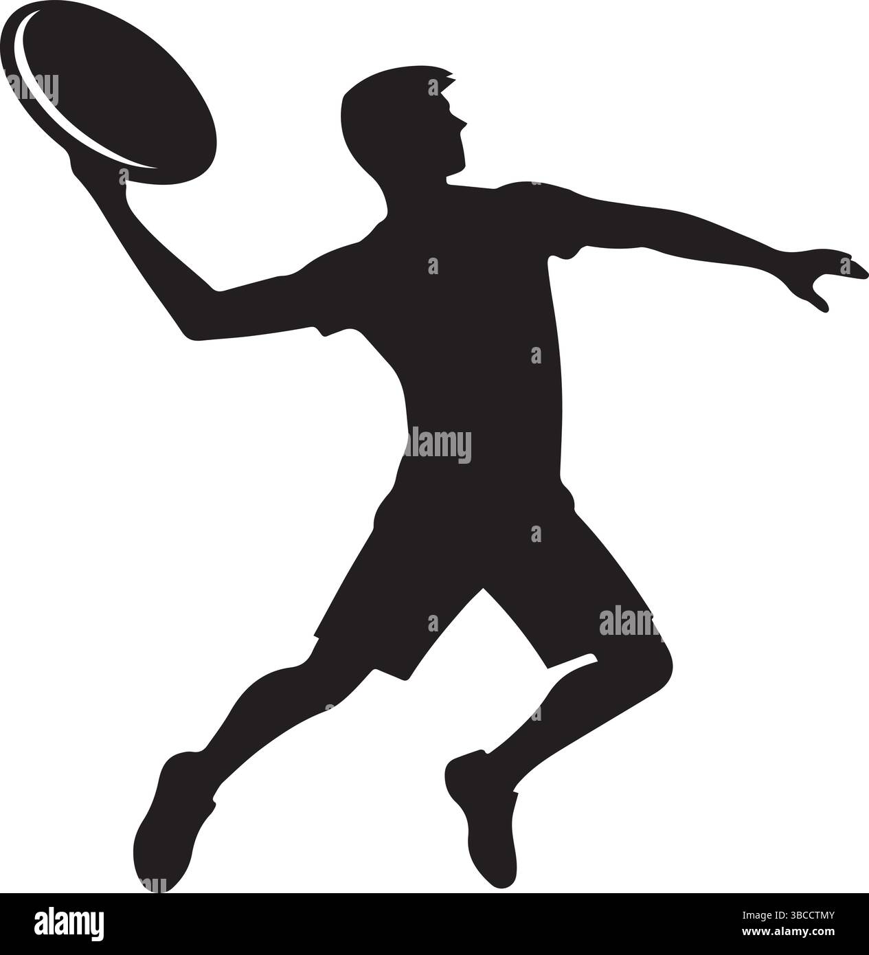 Black frisbee vector hi-res stock photography and images - Alamy