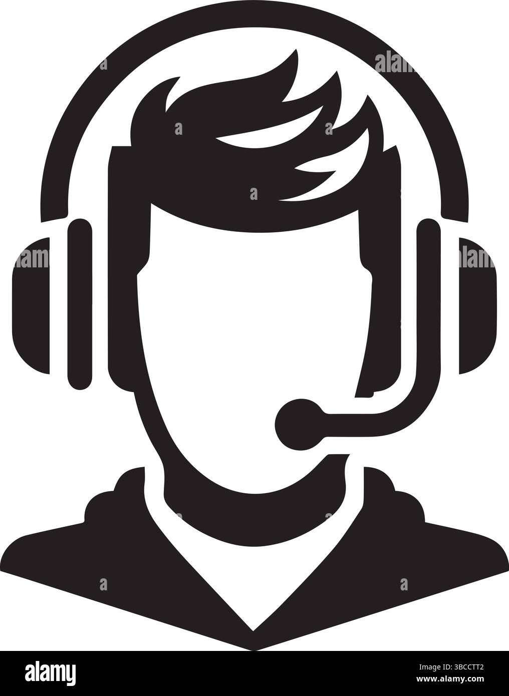 Headset illustration for projects hi-res stock photography and images ...