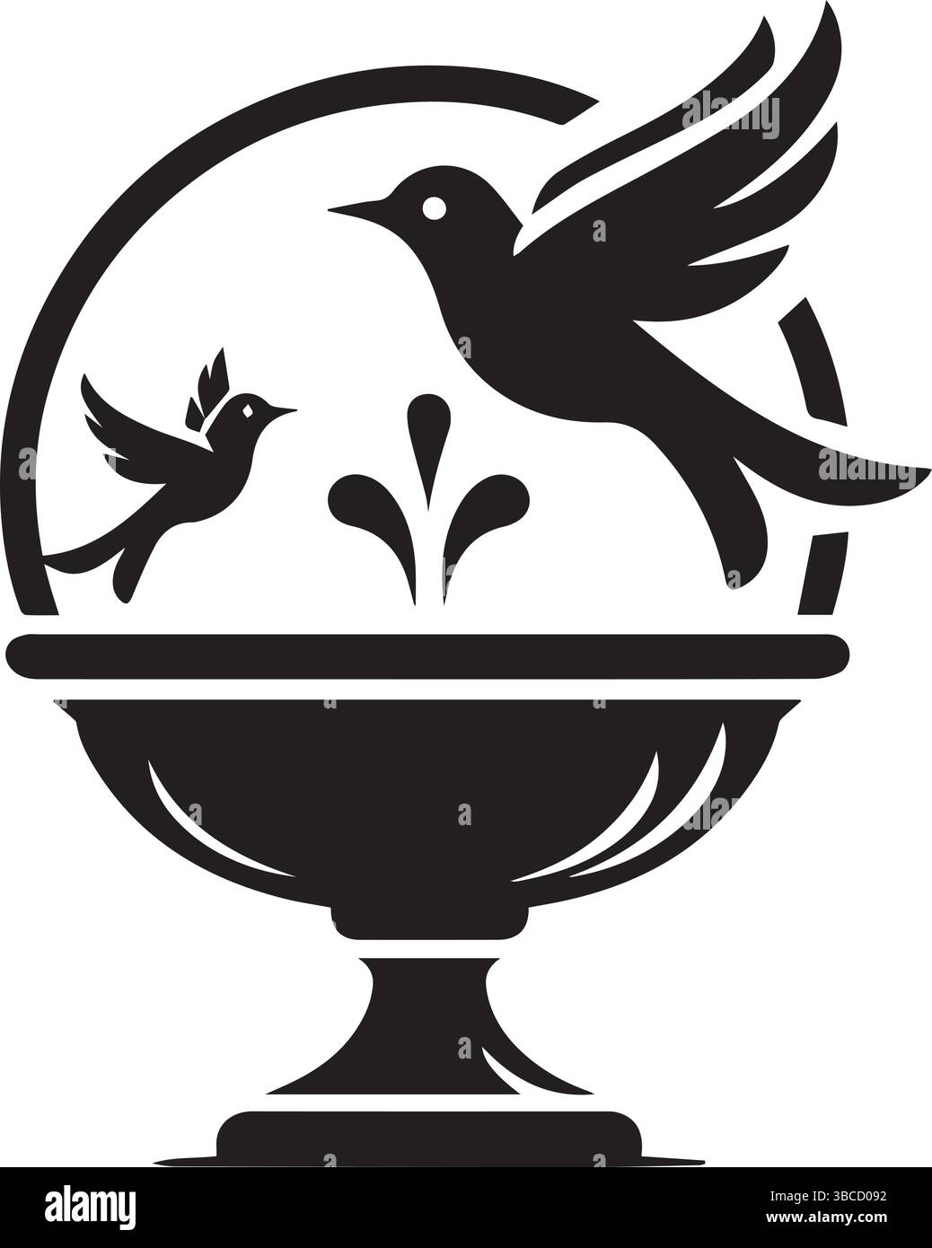 Bird bath for digital art hi-res stock photography and images - Alamy
