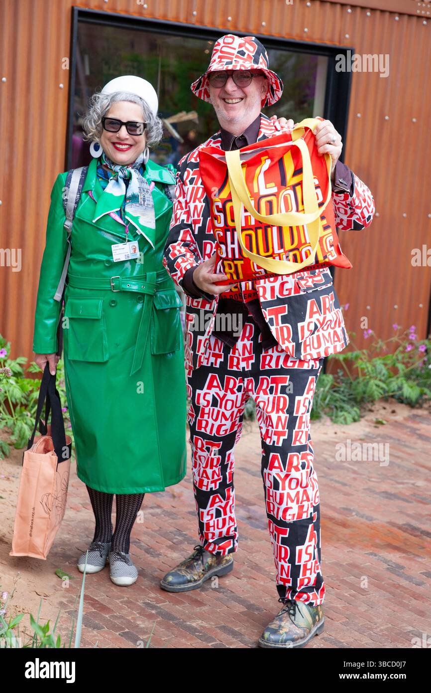 London, UK. 19th May, 2025. At the RHS Chelsea Flower Show preview day ...