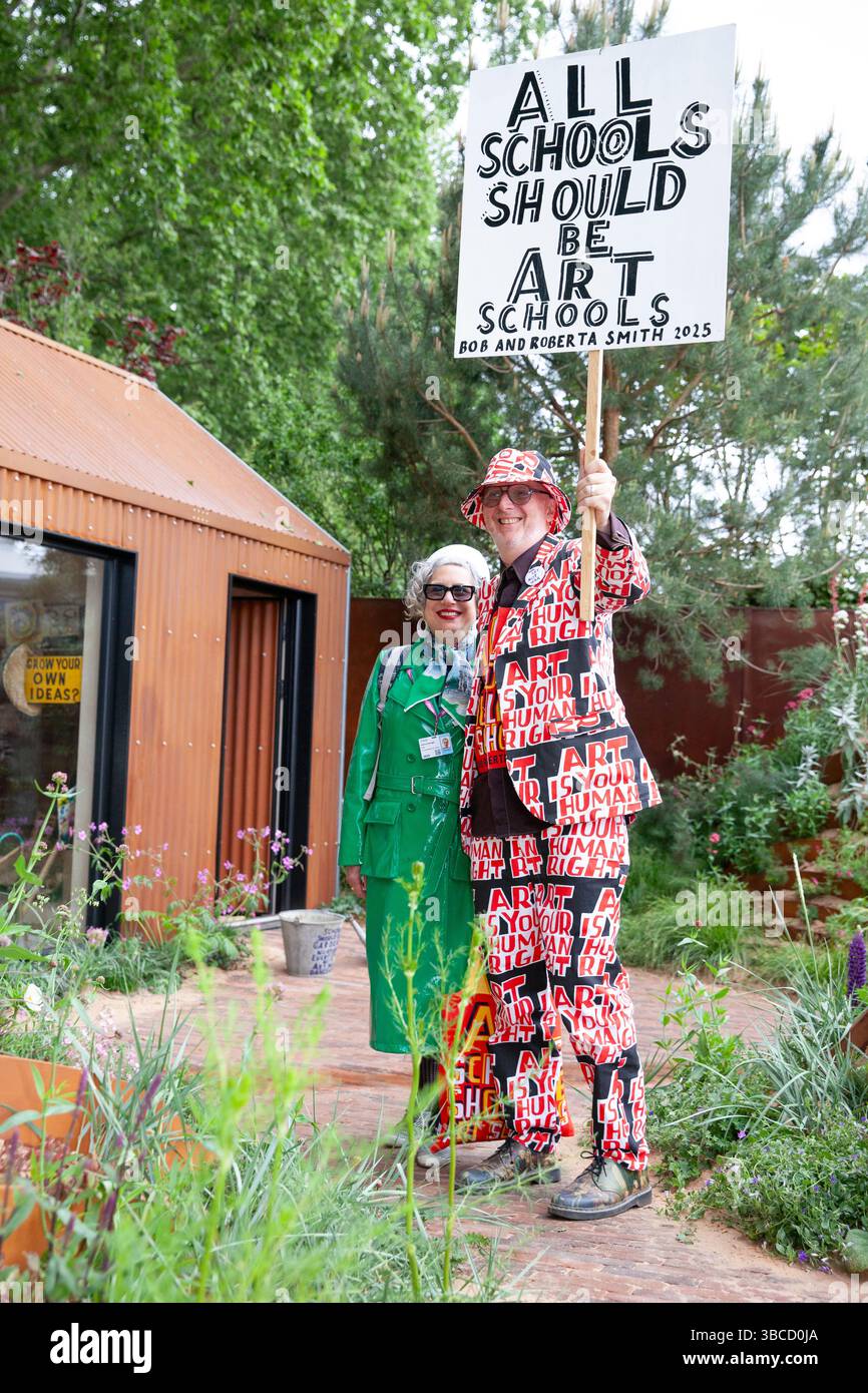 London, UK. 19th May, 2025. At the RHS Chelsea Flower Show preview day ...