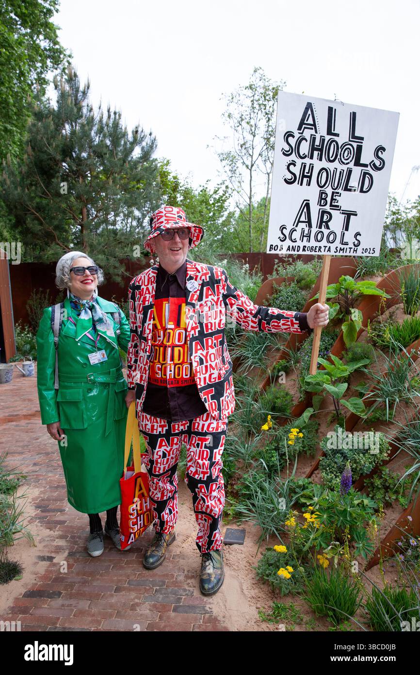 London, UK. 19th May, 2025. At the RHS Chelsea Flower Show preview day ...