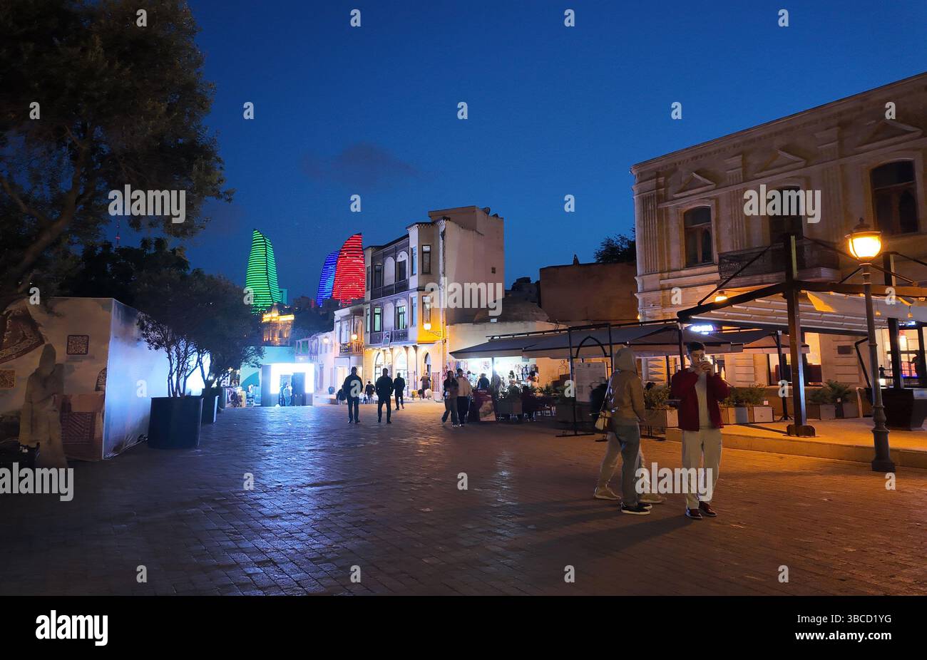 A Panorama view of Baku, the capital of Azerbaijan Stock Photo - Alamy