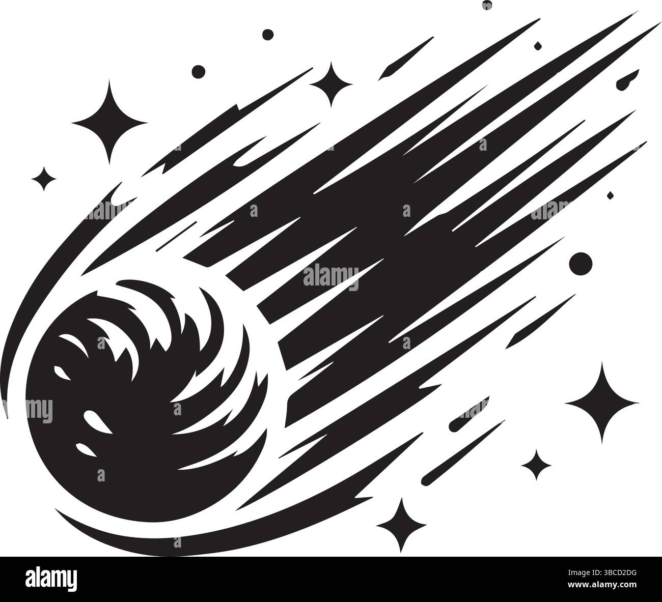 Comet fiery tail hi-res stock photography and images - Alamy