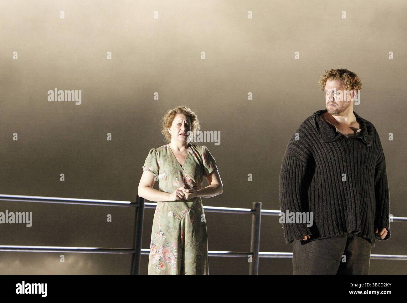 Amanda Roocroft (Ellen Orford), Stuart Skelton (Peter Grimes) in PETER ...