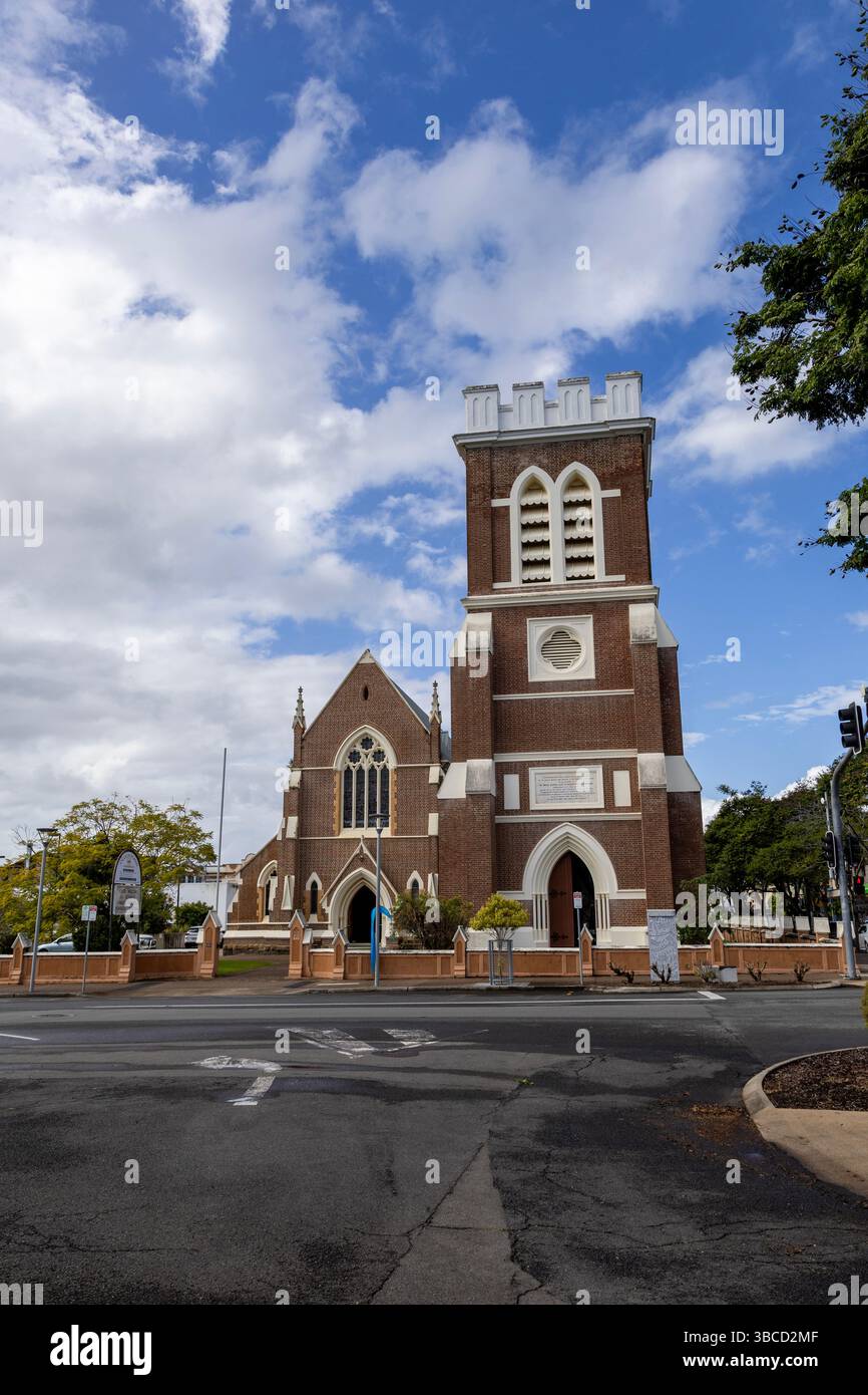 Facade of St Paul Anglican Church, built from 1878 to 1921 in Gothic ...