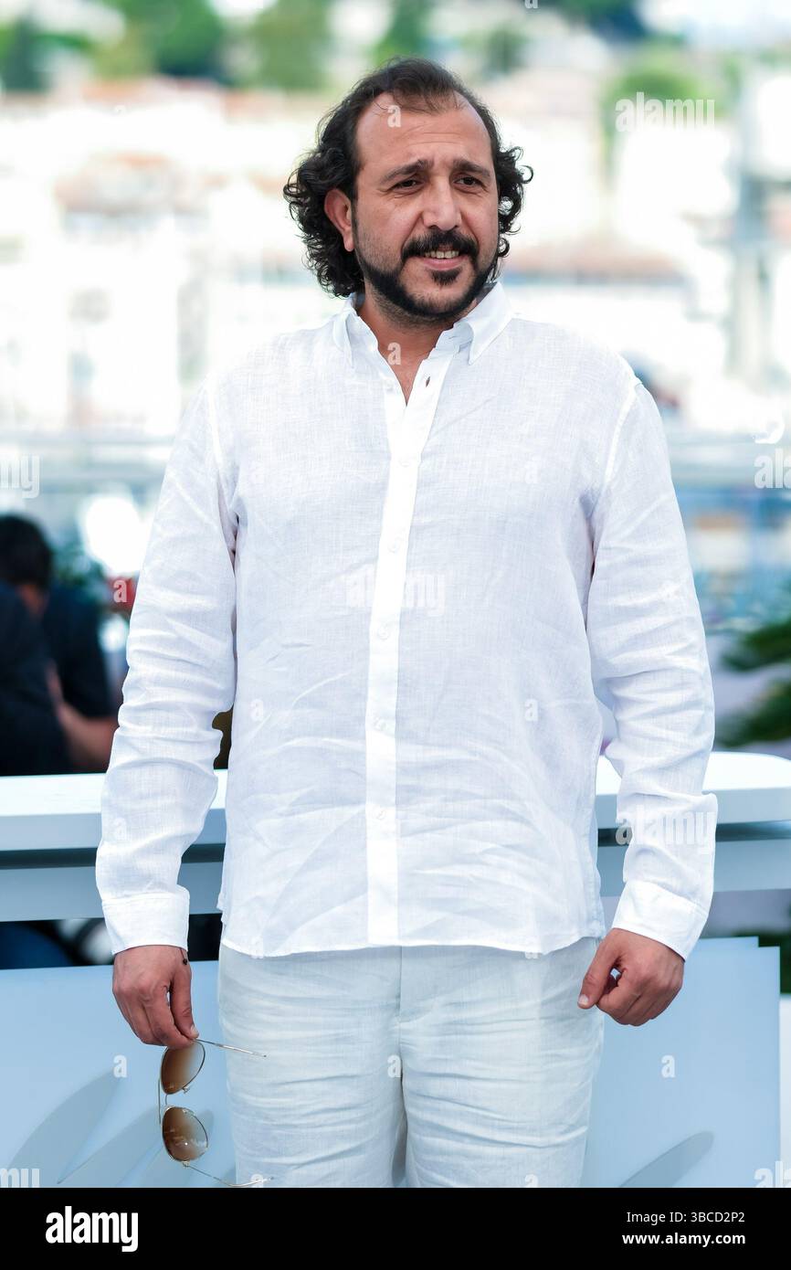 Cannes, France. 19th May, 2025. Majd Eid seen at the Photocall for Once Upon a Time in Gaza ...