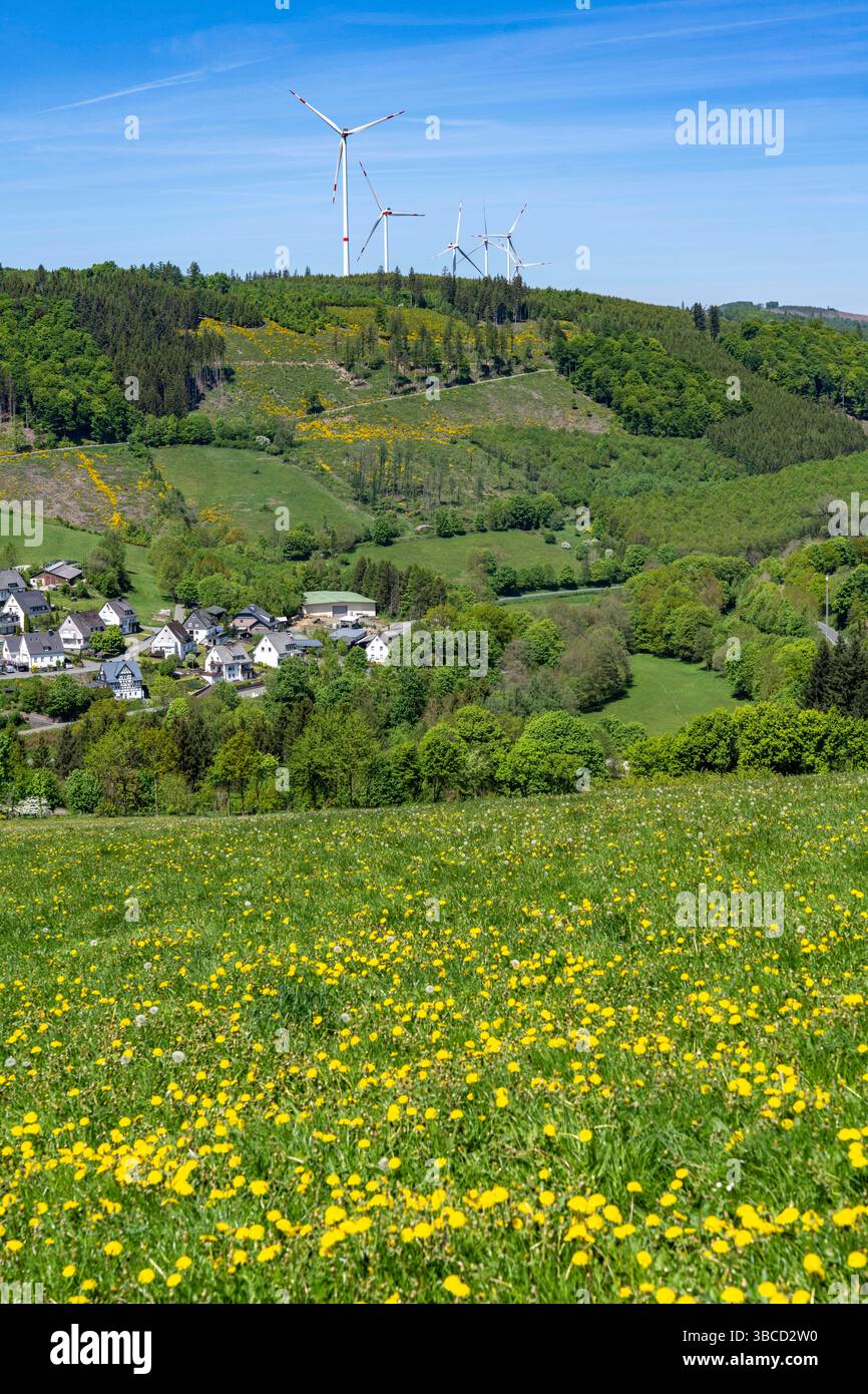 Brunskappel im Negertal, Ortsteil von Olsberg im Sauerland ...