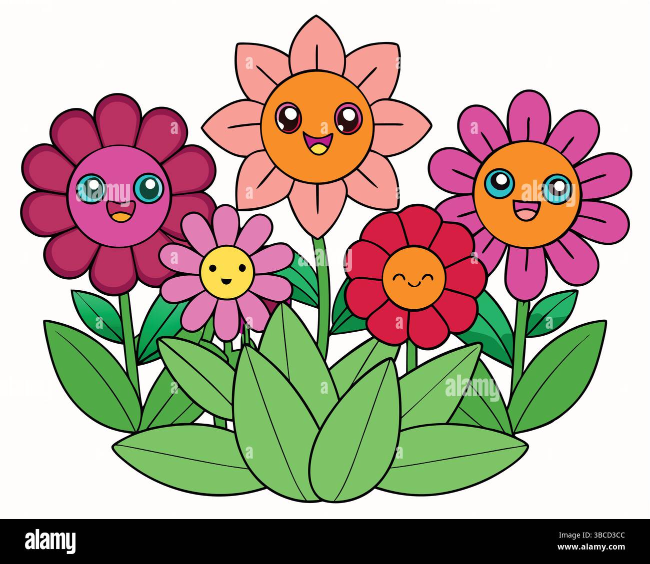 Adorable botanical characters hi-res stock photography and images - Alamy