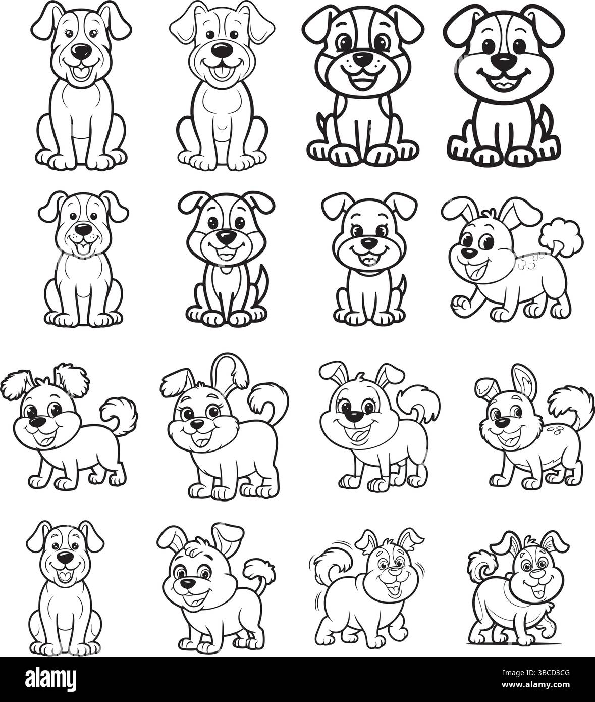 Puppy craft templates hi-res stock photography and images - Alamy