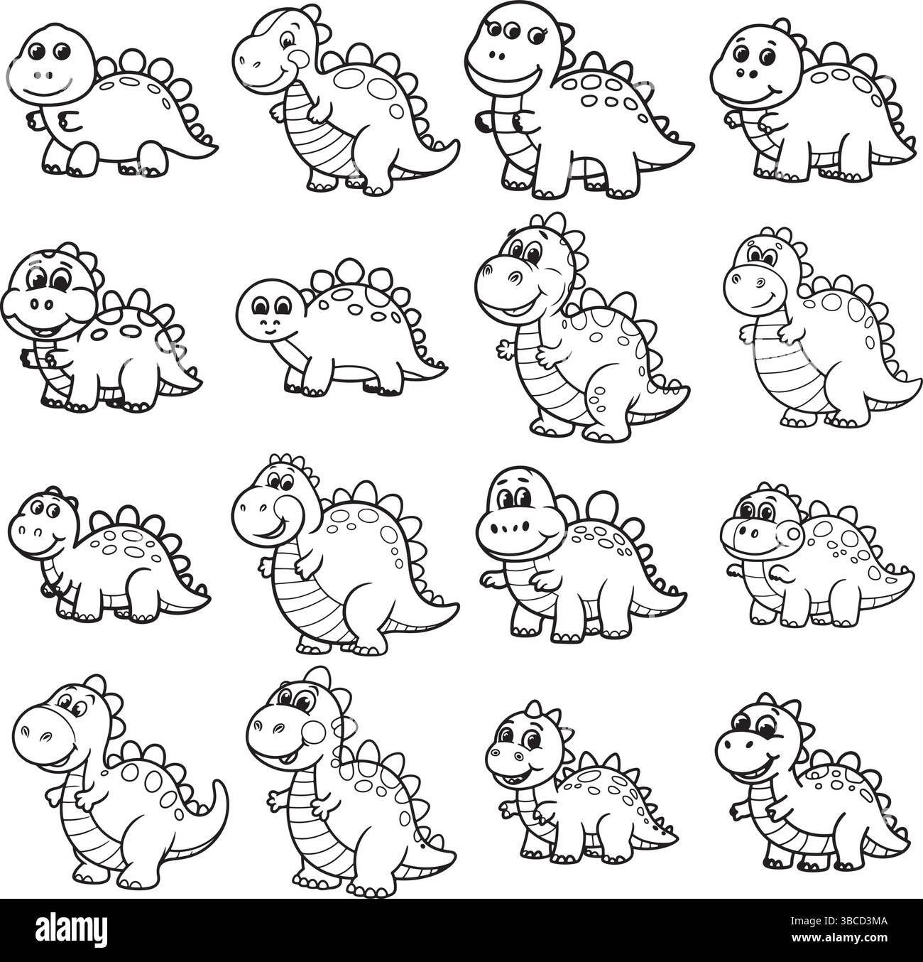 Dinosaur outline designs hi-res stock photography and images - Alamy