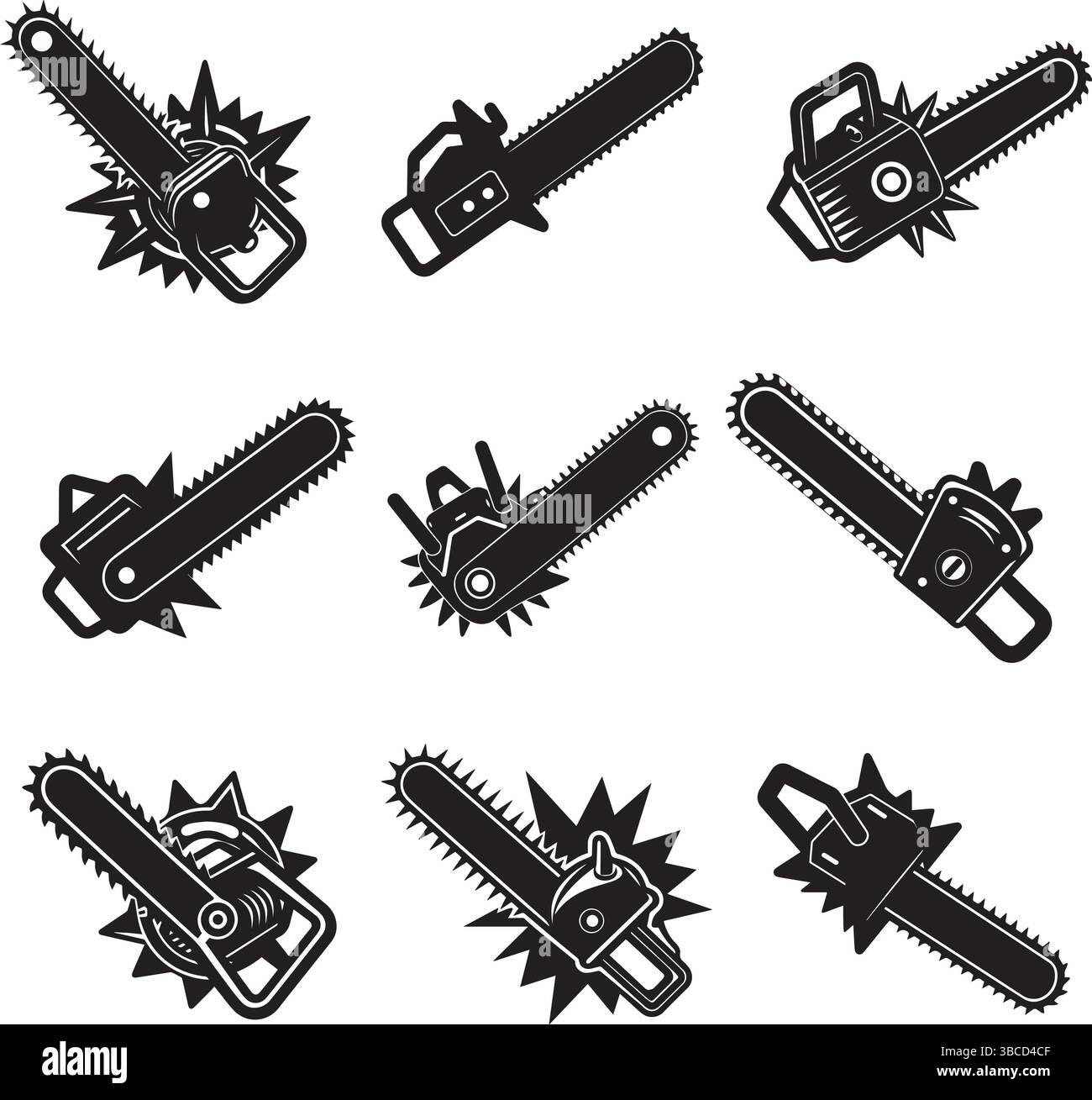 Logging equipment symbols hi-res stock photography and images - Alamy