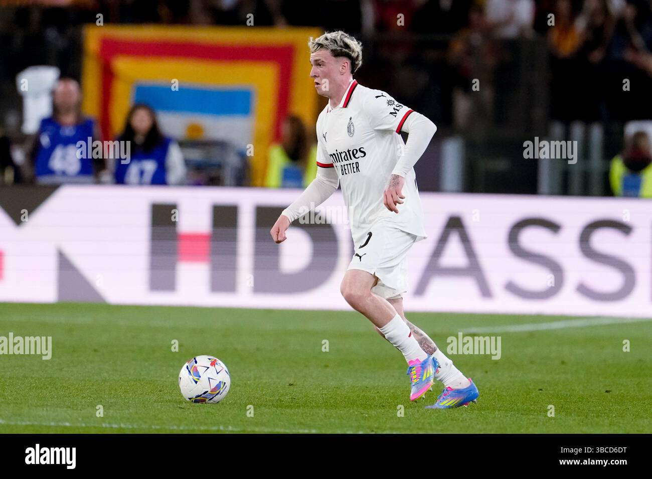 Rome, Italy. 18th May, 2025. Alex Jimenez of AC Milan during the Serie ...