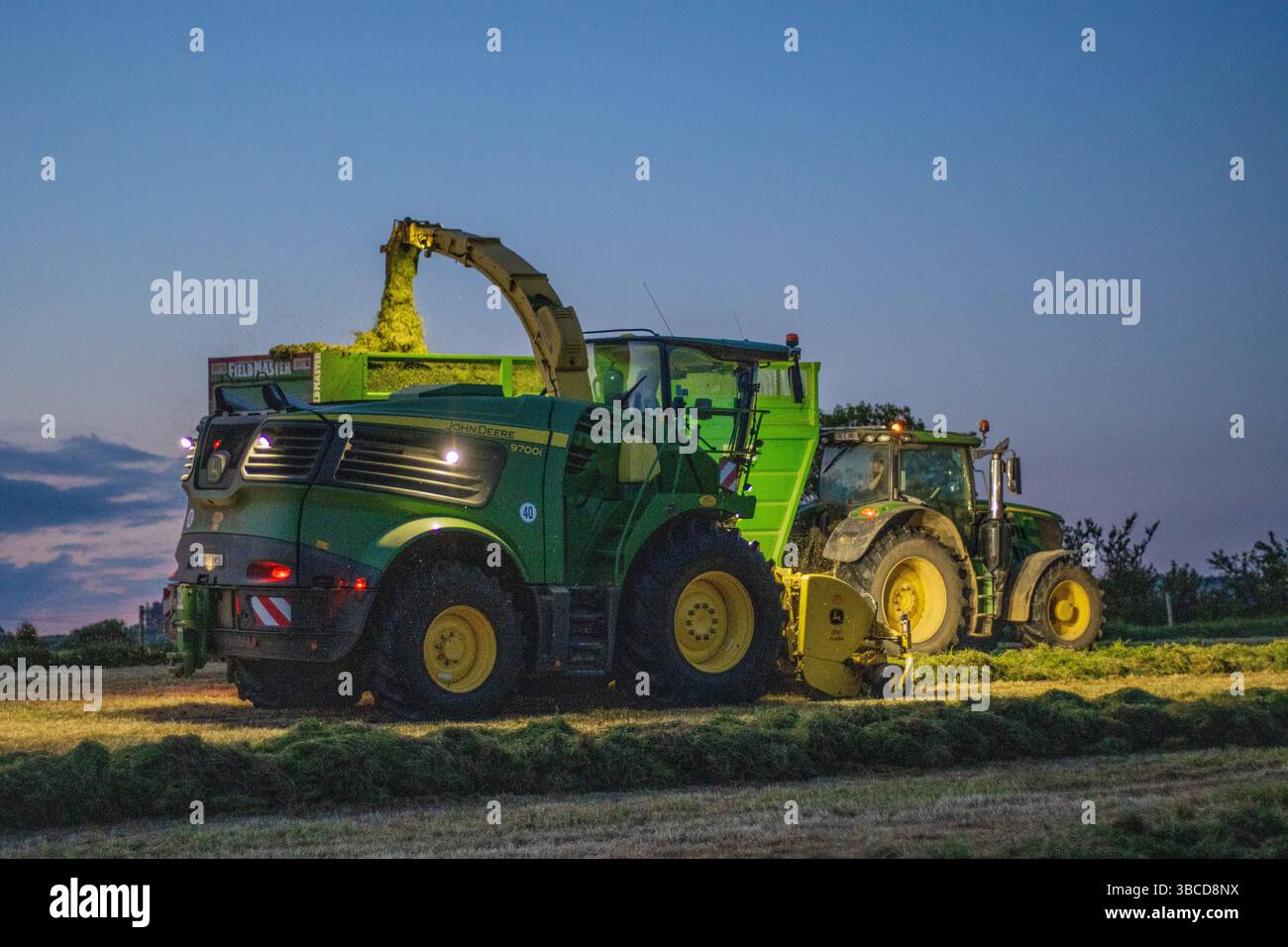Silage 2025, Kieran Crowley Agri, Ballinadee seen chopping grass at ...