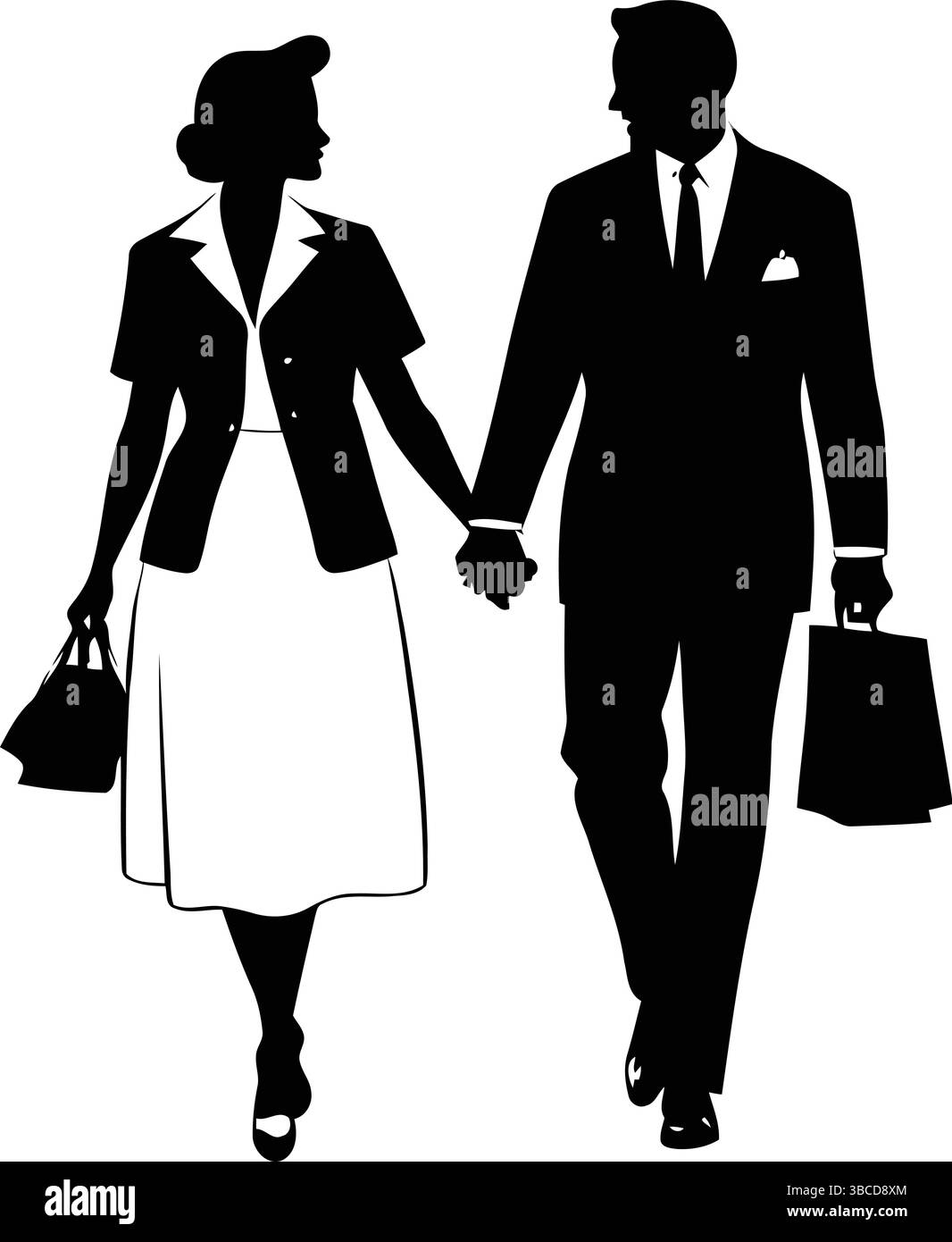 1950s couple dance hi-res stock photography and images - Alamy