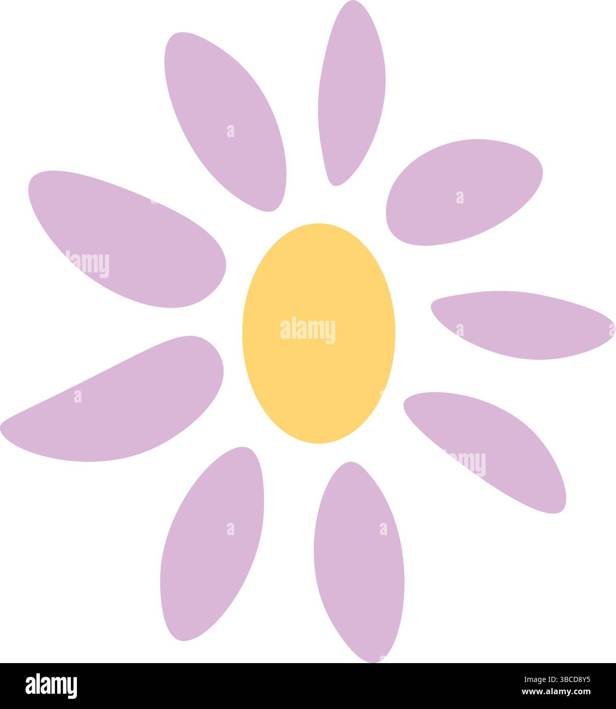 Hand draw flower sketch icon Vector illustration Stock Vector Image ...