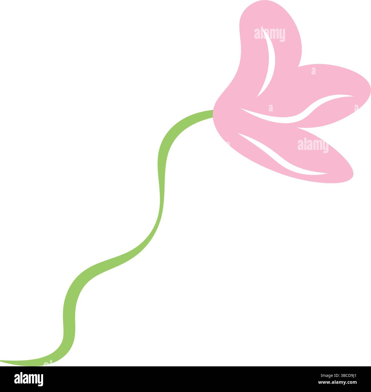 Hand draw flower sketch icon Vector illustration Stock Vector Image ...