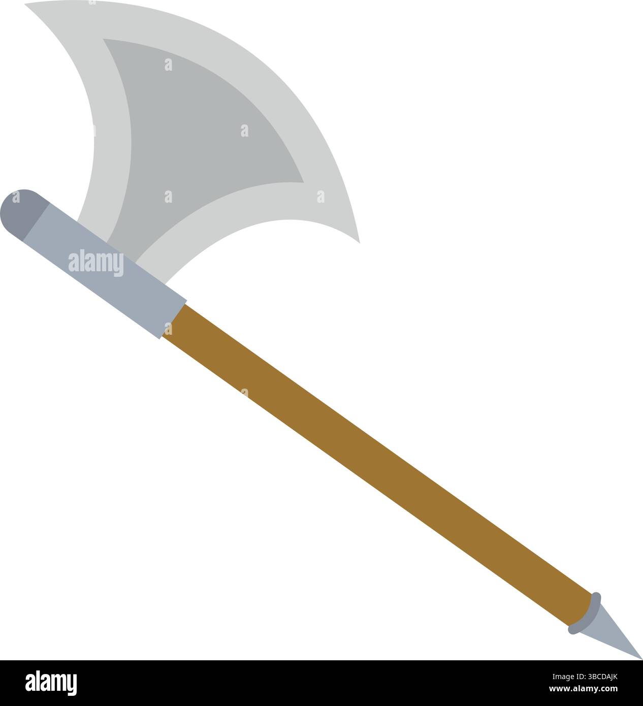 Colored axe medieval weapon icon Vector illustration Stock Vector Image ...