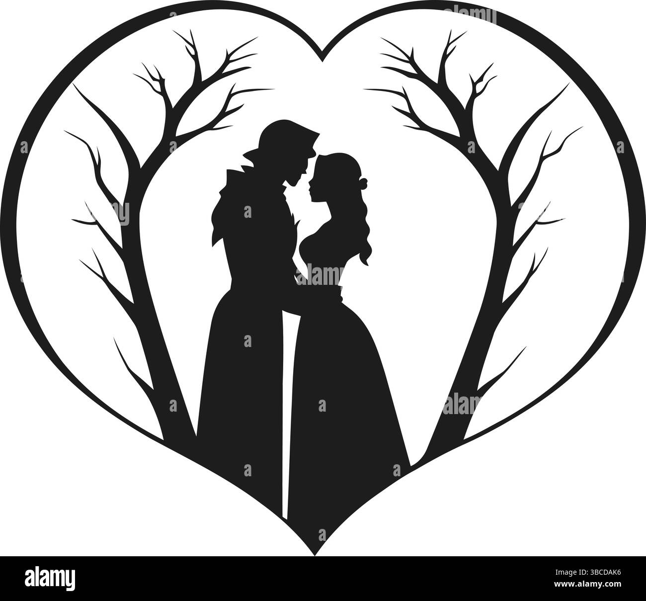 Knightly love Stock Vector Images - Alamy