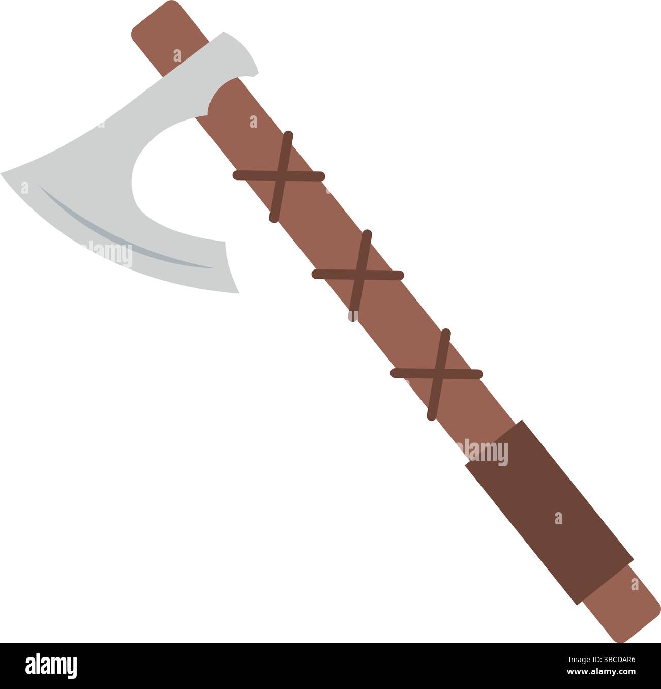 Colored axe medieval weapon icon Vector illustration Stock Vector Image ...