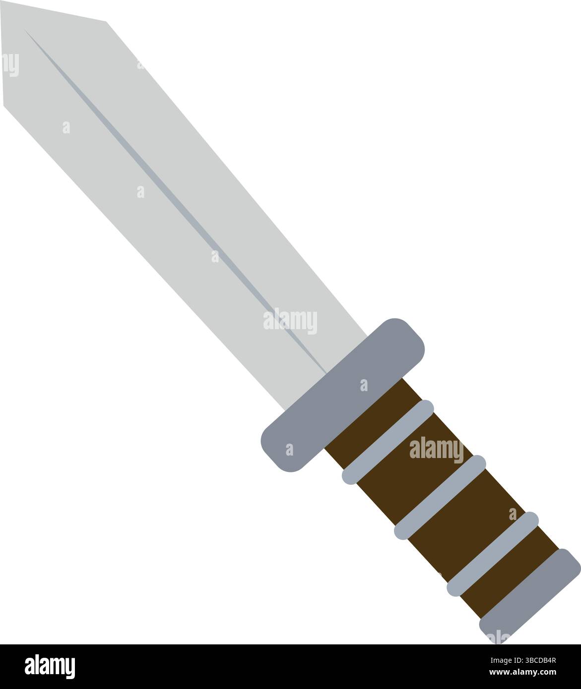 Colored dagger medieval weapon icon Vector illustration Stock Vector ...
